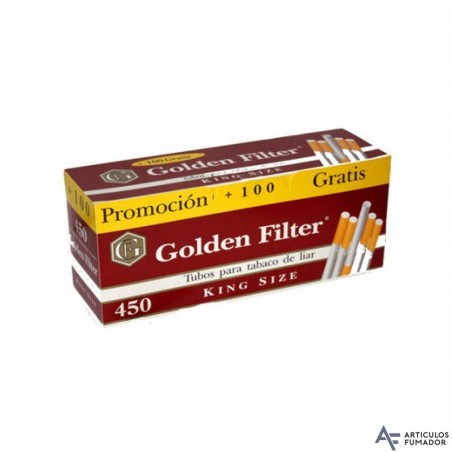 Tubos Golden Filter 450 + 100 Gratis ⭐