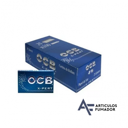 PAPEL OCB BLUE XPERT 70 mm DOBLE VENTANA